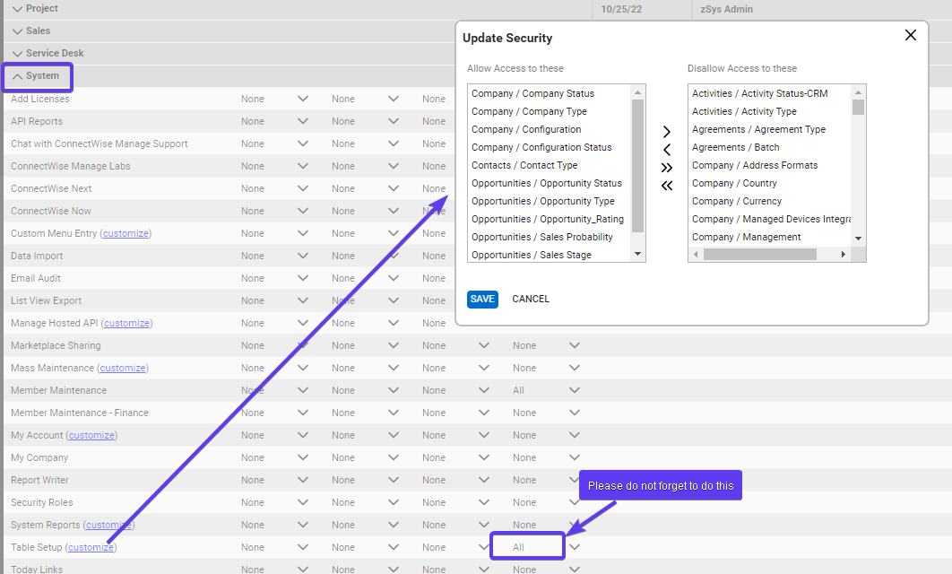ConnectWise Manage Integration – Lifecycle Insights