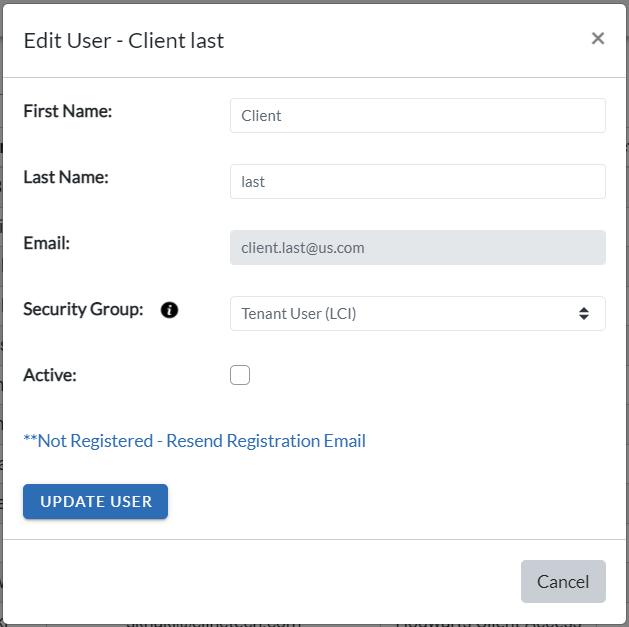 How to Configure External User Access – Lifecycle Insights