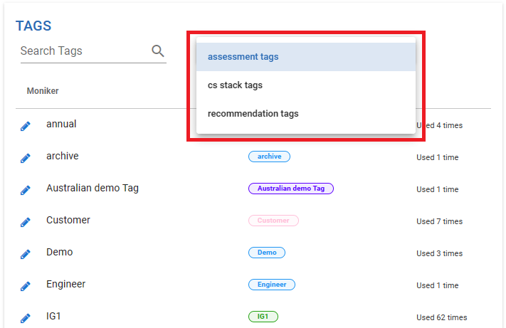 Tag Manager – Lifecycle Insights