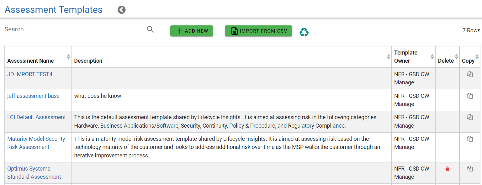 How to Build an Assessment Template – Lifecycle Insights