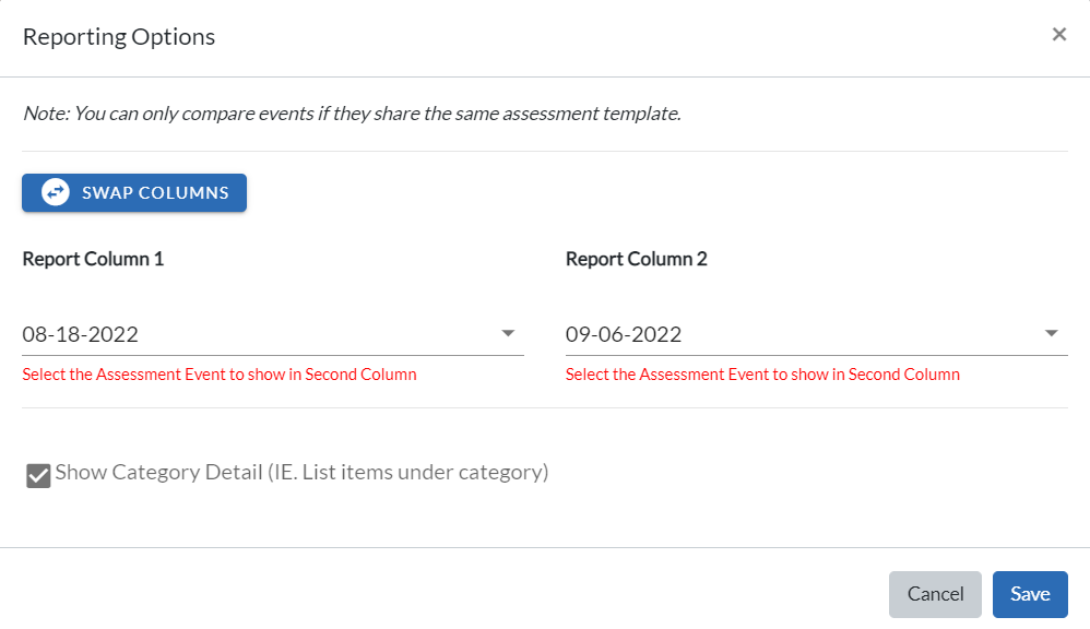 Assessment Events – Lifecycle Insights