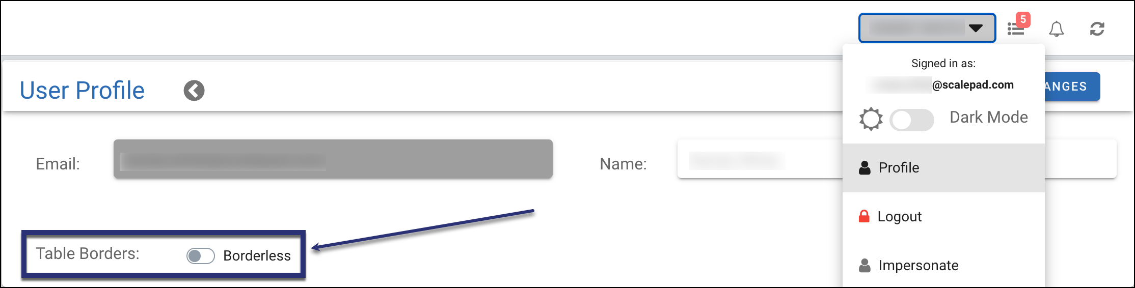 Profile settings – Lifecycle Insights